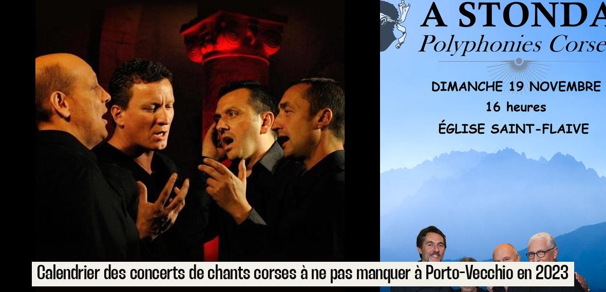 Calendrier des concerts de chants corses à ne pas manquer à Porto-Vecchio en 2023 — MyMusic Pro ...